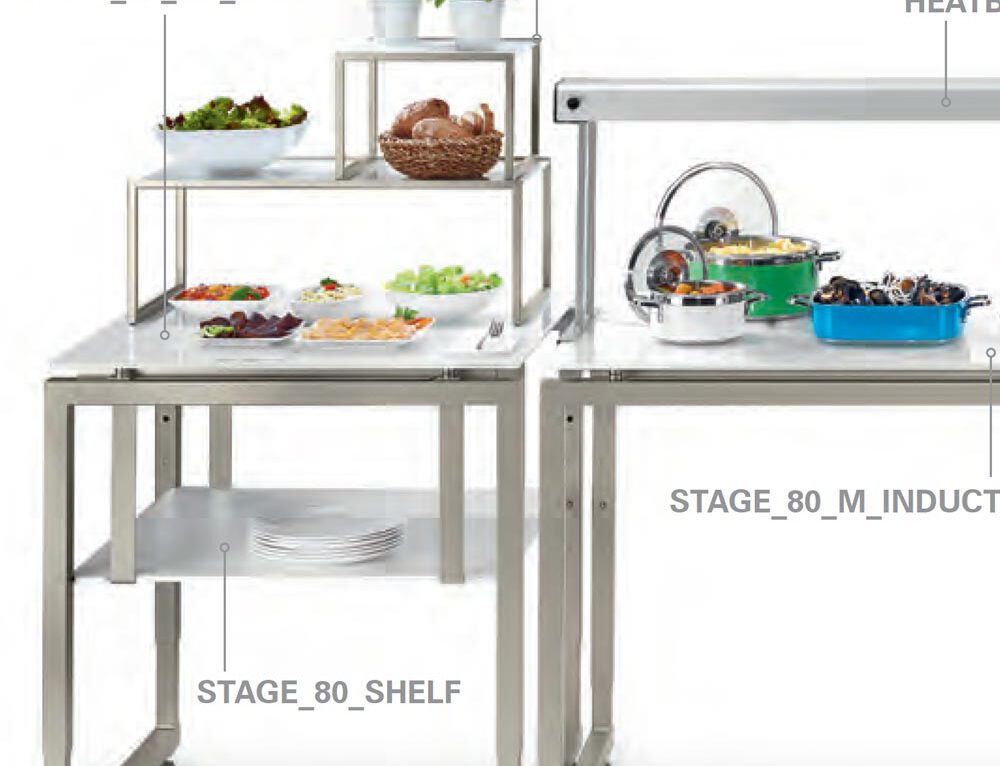 HOT BUFFET STATION - VENTADESIGN