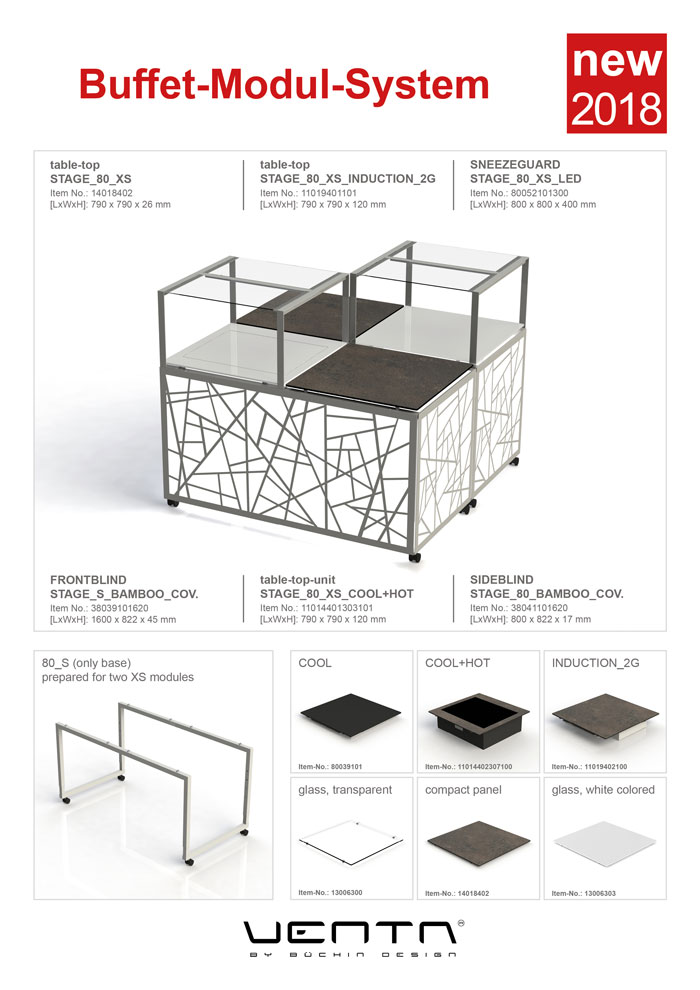 Venta Modular Buffet System - VENTADESIGN