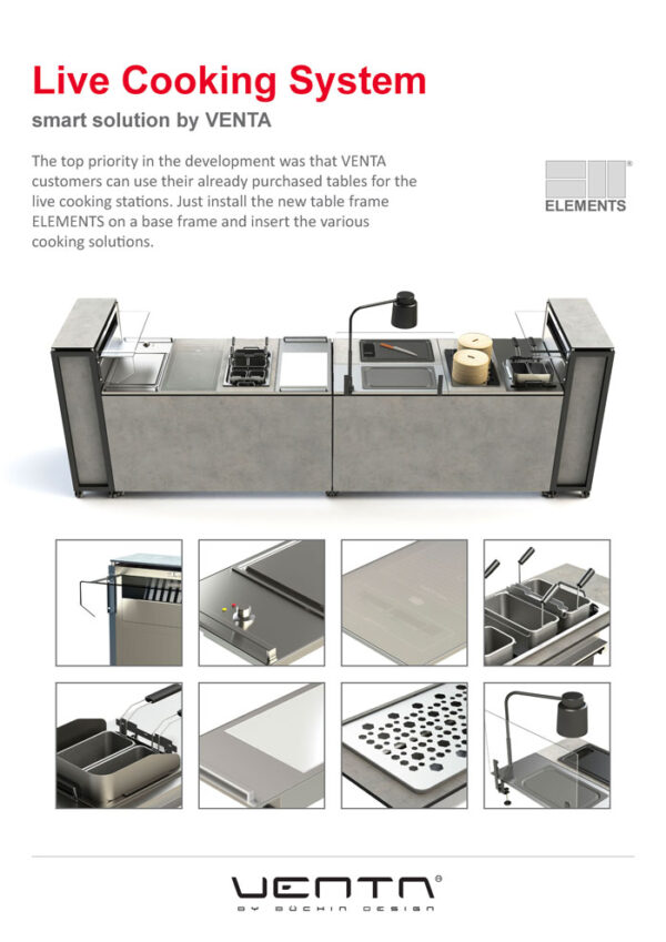 ELEMENTS – LIVE COOKING SYSTEM - VENTADESIGN