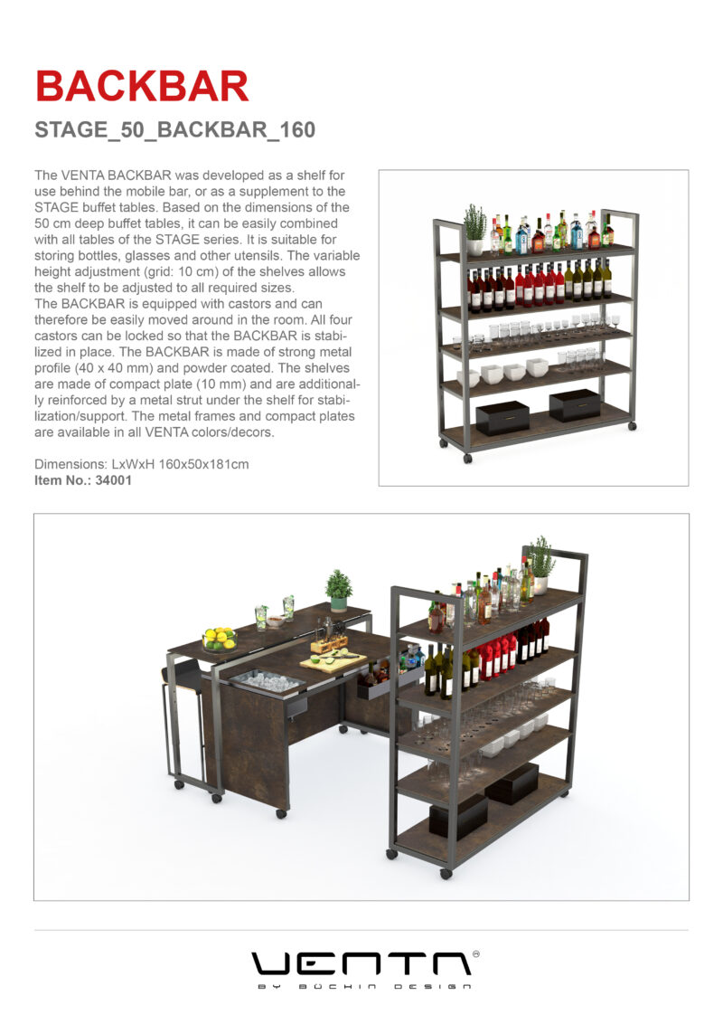 Venta Modular Buffet System - VENTADESIGN