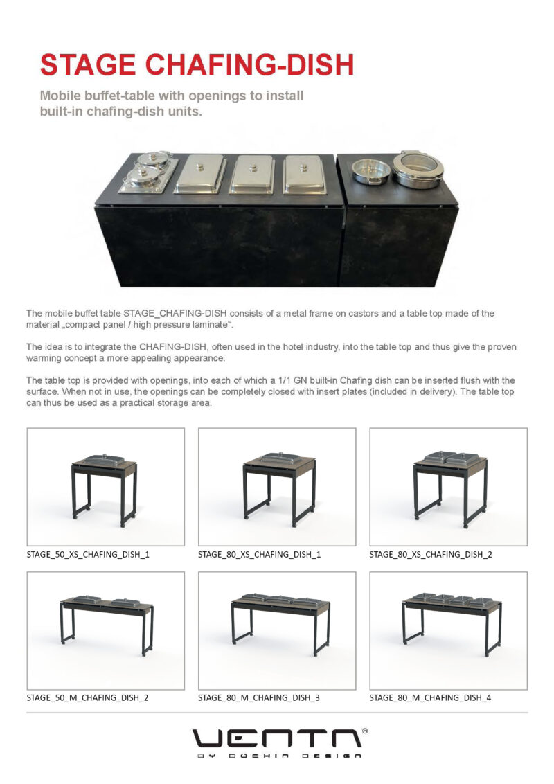 Venta Modular Buffet System - VENTADESIGN